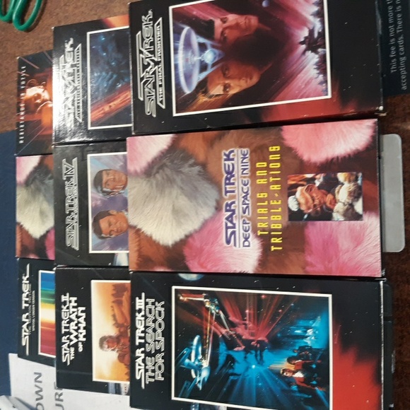 Star Trek | Other | Lot Of 9 Star Trek Vhs Tapes Sku Mb 6 | Poshmark